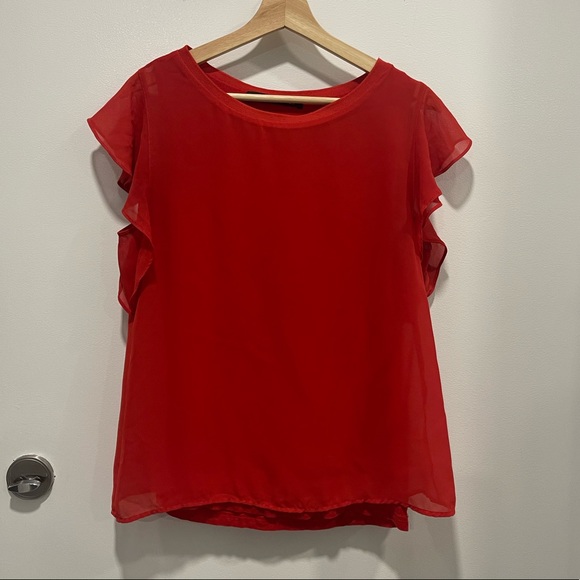 Zara | Tops | Zara Red Top | Poshmark